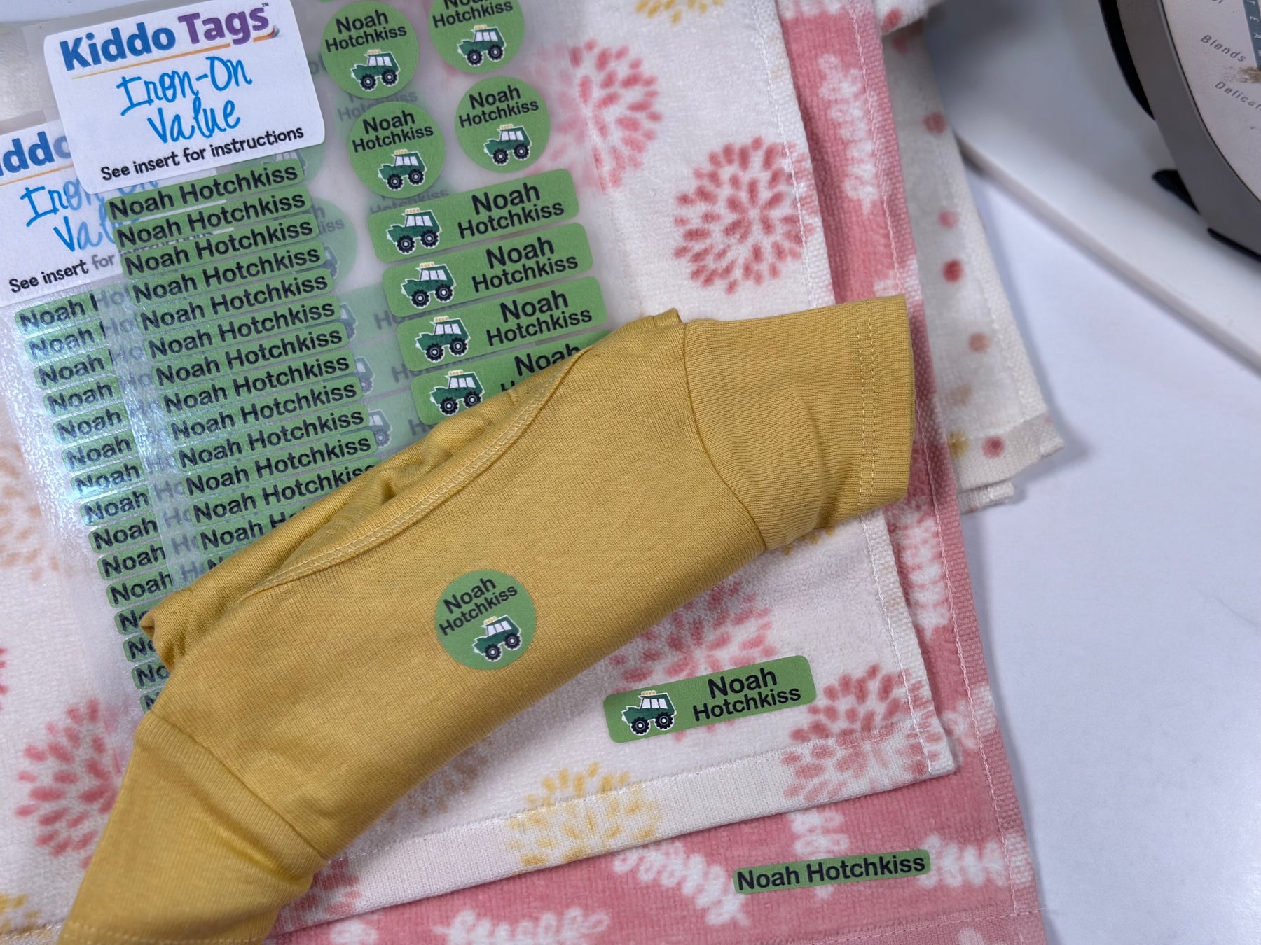 Iron On Value Package | Durable & Washable Clothing Labels – Kiddo Tags