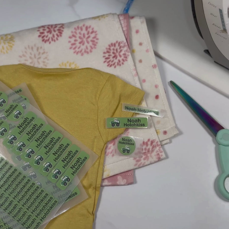 Iron On Value Package | Durable & Washable Clothing Labels – Kiddo Tags
